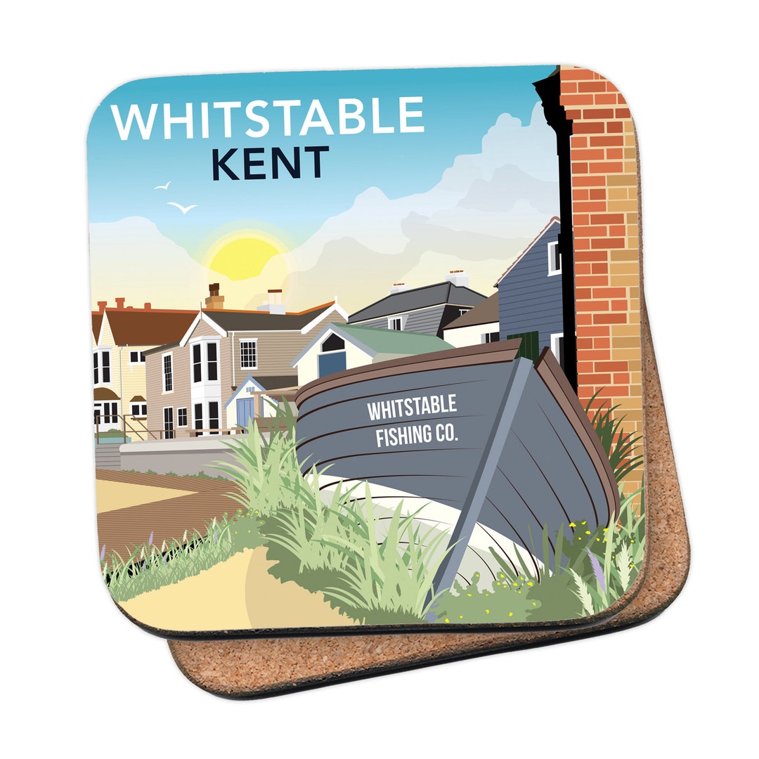 Whitstable Fishing Boat, Kent Placemat by Tabitha Mary Travel Prints ...