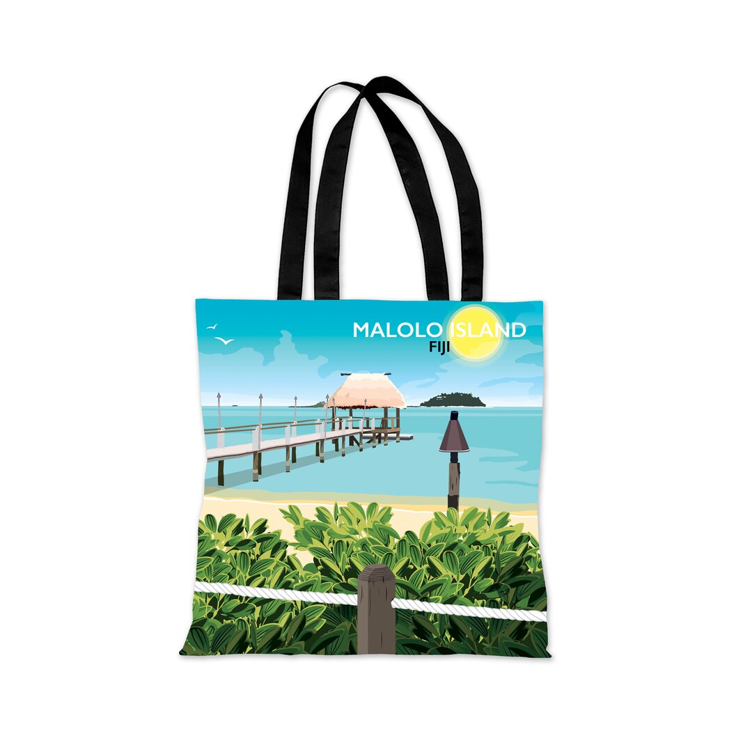 Malolo Island, Fiji, South Pacific Tote Bag - by Tabitha Mary - Travel ...