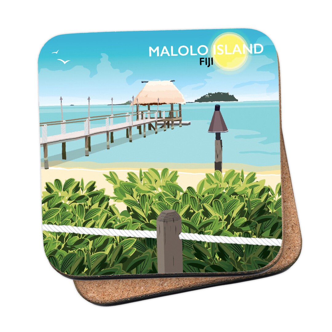 Malolo Island, Fiji, South Pacific Placemat by Tabitha Mary Travel ...