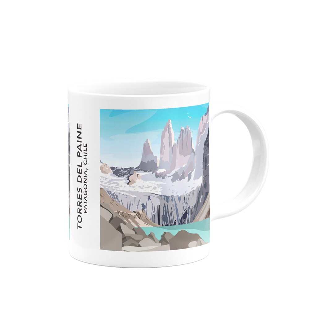 Torres Del Paine, National Park, Patagonia Mug - by Tabitha Mary ...