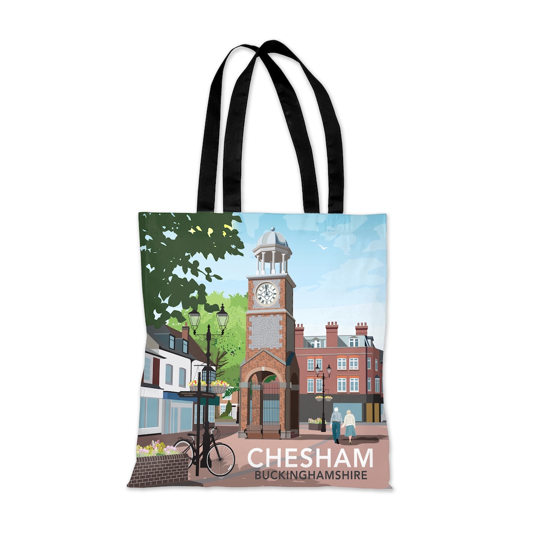 Chesham, Buckinghamshire Tote Bag - by Tabitha Mary - Travel Prints and ...