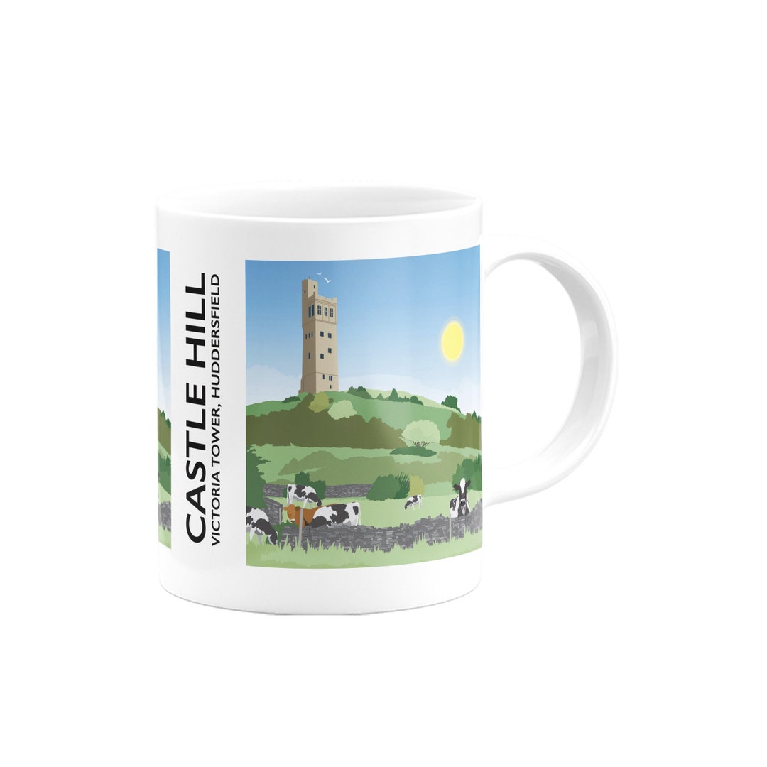 Castle Hill, Huddersfield, Yorkshire Mug - by Tabitha Mary - Travel ...