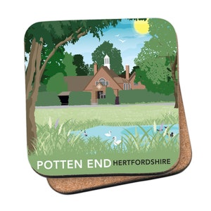 Potten End, Duck Pond and Village Hall, Hertfordshire Placemat - by ...
