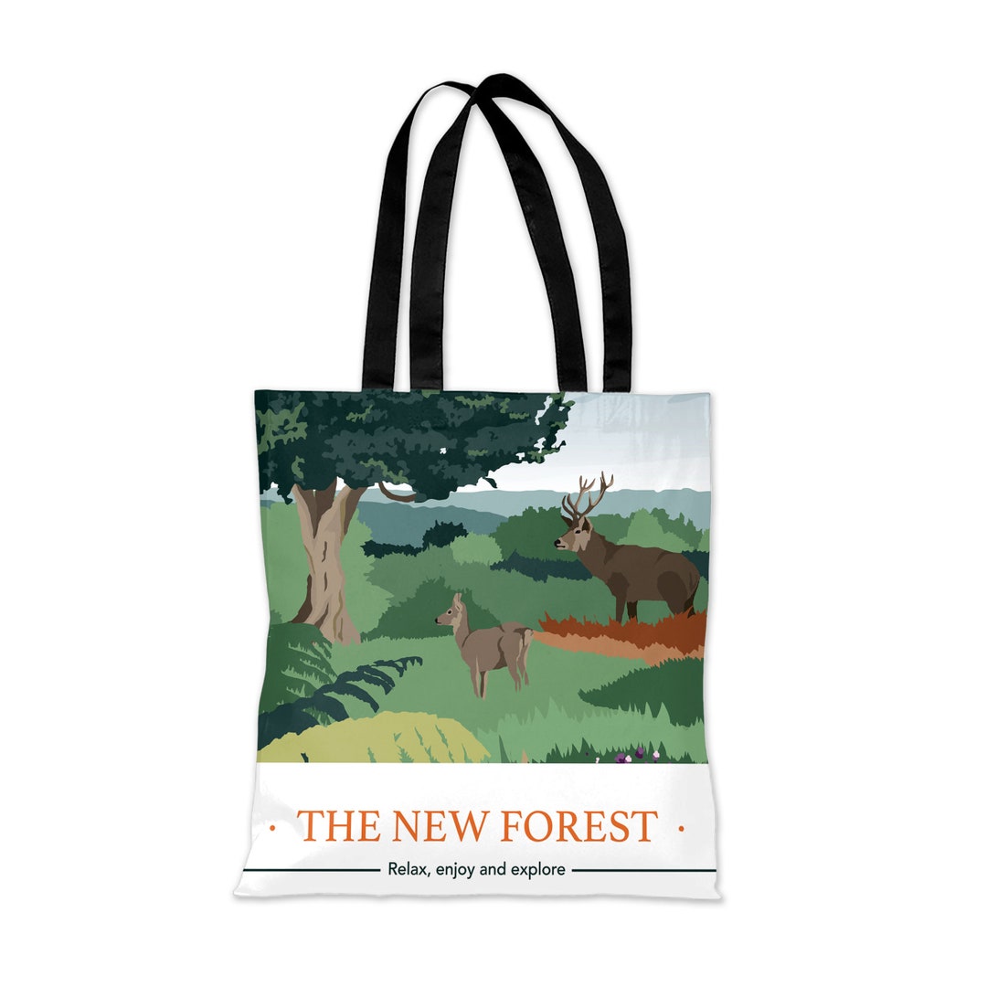 New Forest, Hampshire, Dorset Tote Bag - by Tabitha Mary - Travel ...