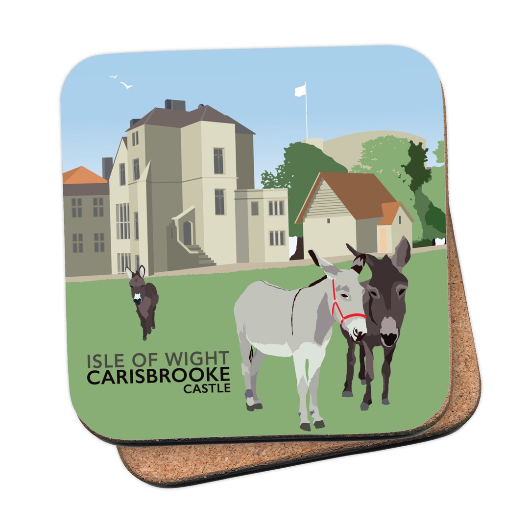 Carisbrooke Castle, Isle of Wight Coaster - by Tabitha Mary - Travel ...