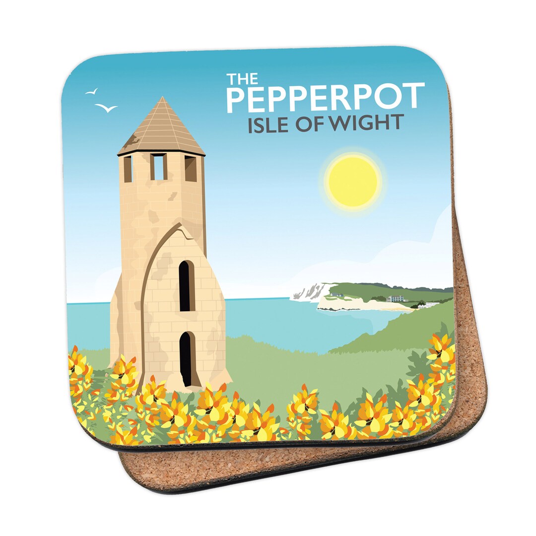 St. Catherine's Oratory, the Pepperpot, Isle of Wight Coaster - by ...