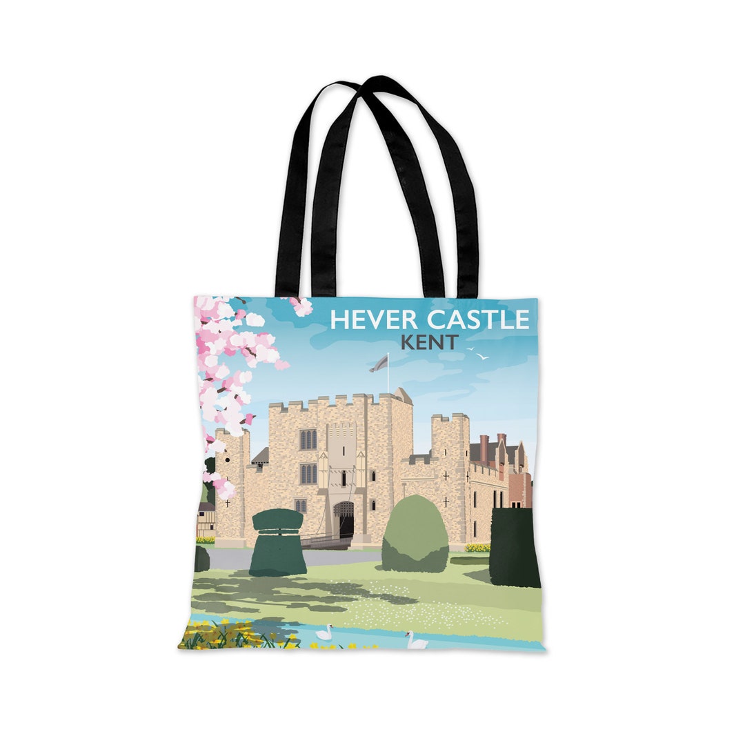 Hever Castle, Kent Tote Bag - by Tabitha Mary - Travel Prints and Gifts ...