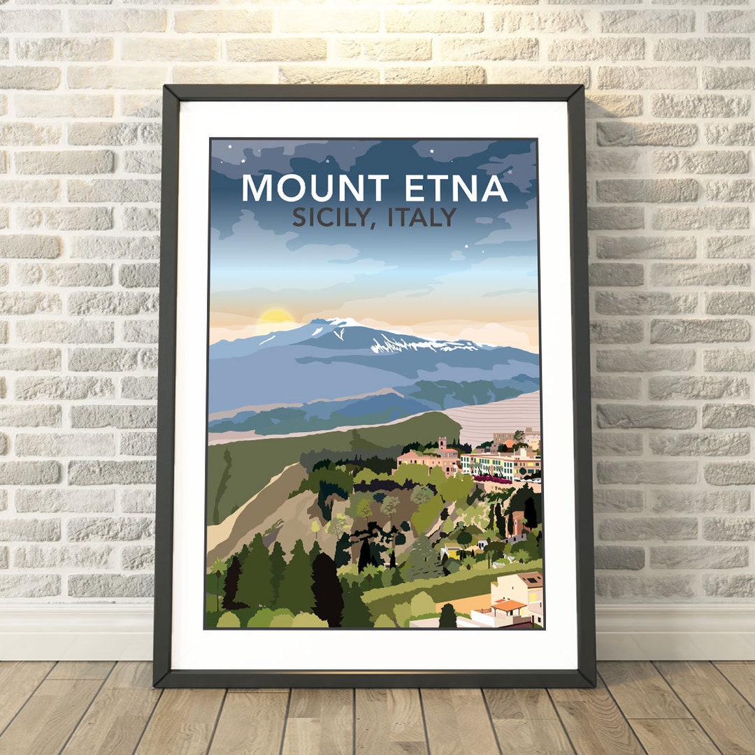 Mount Etna, Sicily, Italy - Capturing a Memory - Travel Prints and ...