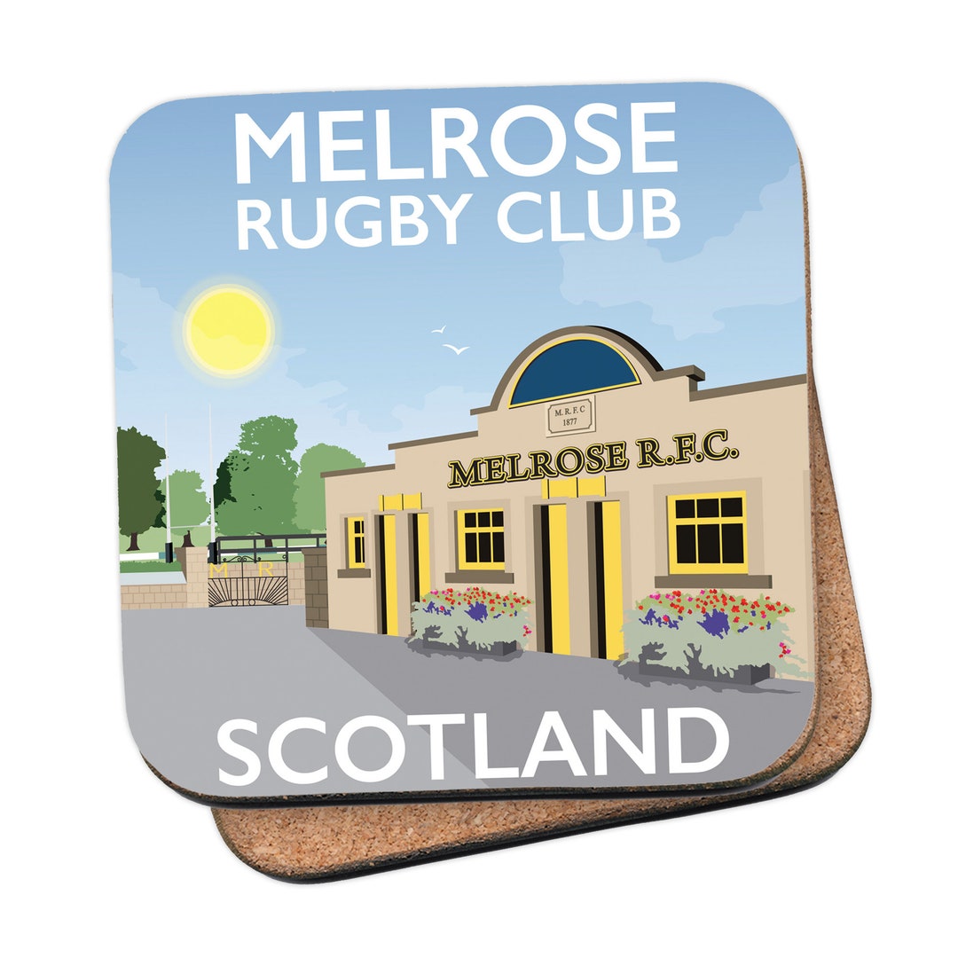 Melrose Rugby Club, Scottish Borders Coaster - by Tabitha Mary - Travel ...