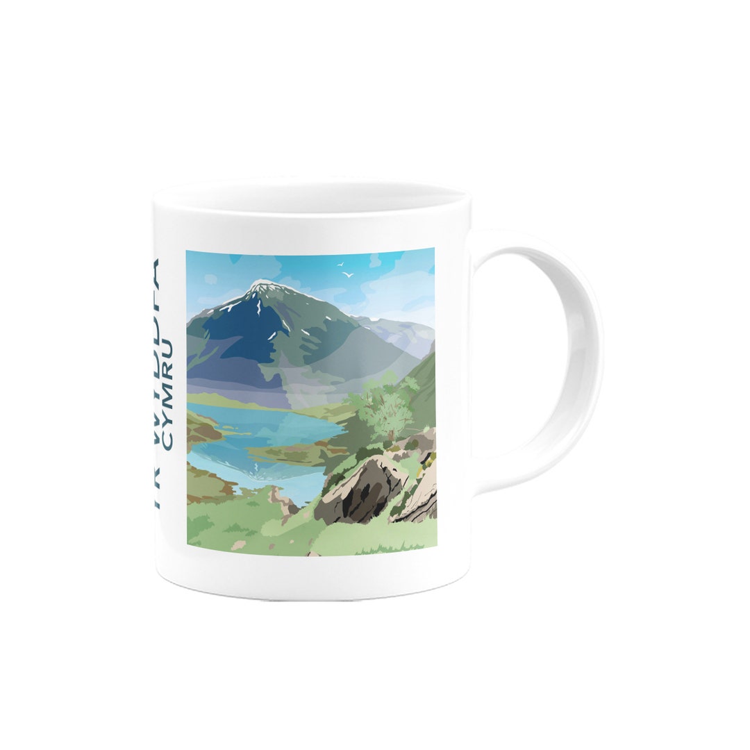 Yr Wyddfa, Cymru, Snowdon, Wales Mug - by Tabitha Mary - Travel Prints ...