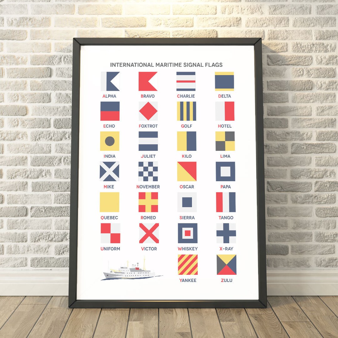 International Maritime Signal Flags Alphabet - Capturing a Memory ...