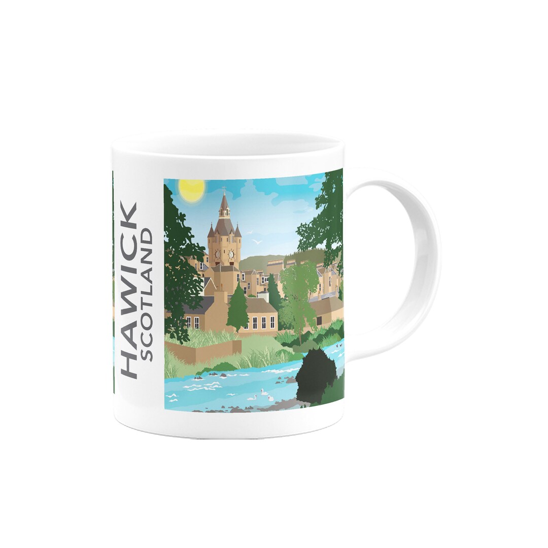 Hawick, Scotland Mug - by Tabitha Mary - Travel Prints and Gifts - Etsy
