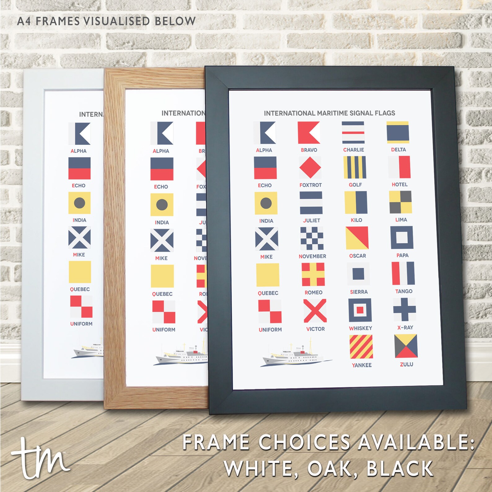 International Maritime Signal Flags Alphabet Print by Tabitha - Etsy