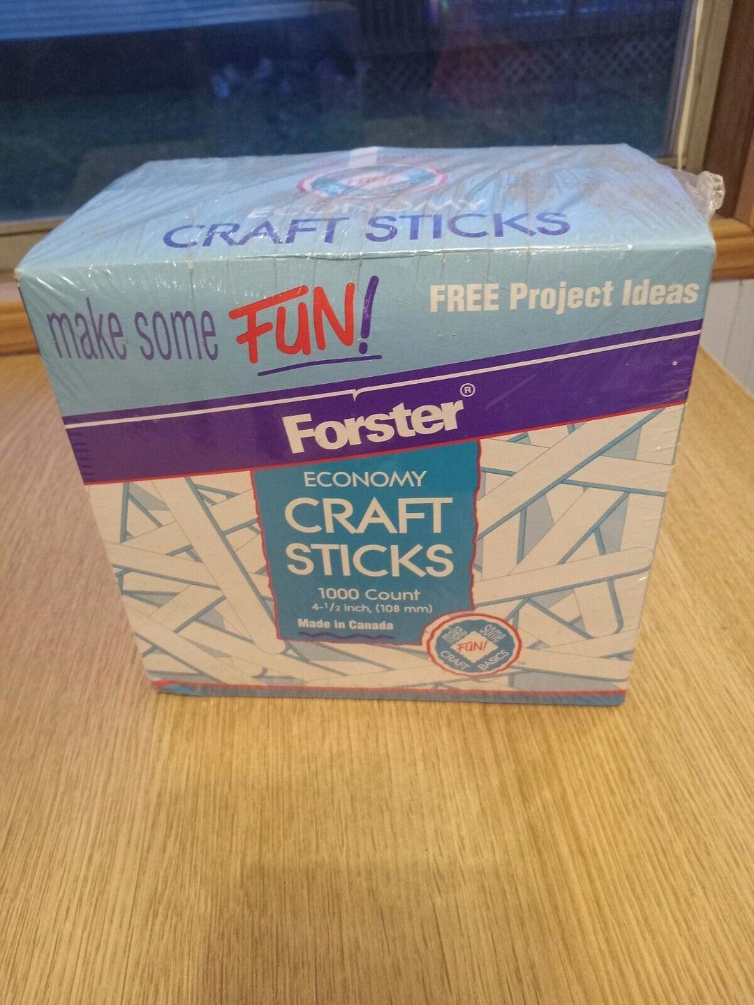 Forster Craft Sticks 1000 Pieces. 4.5 in Popsicle Sticks - Etsy