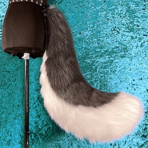 Two-tone Canine Tail | Wolf | Dog | Fox - Etsy