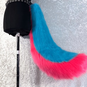 Two-tone Canine Tail | Wolf | Dog | Fox - Etsy