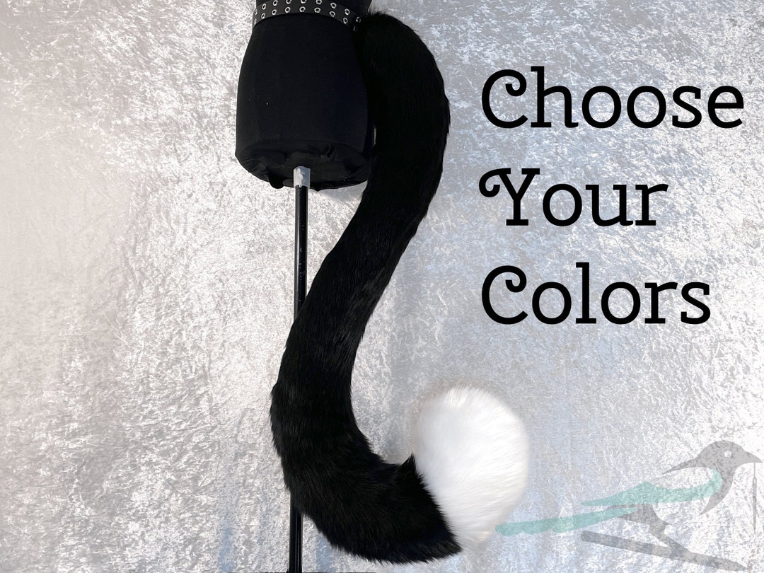Long Curled Cat Tail With Tip - Etsy