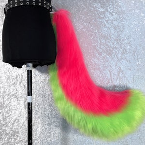 Two-tone Canine Tail | Wolf | Dog | Fox - Etsy