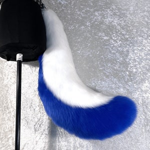 Two-tone Canine Tail | Wolf | Dog | Fox - Etsy