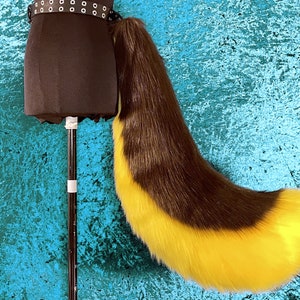 Two-tone Canine Tail | Wolf | Dog | Fox - Etsy