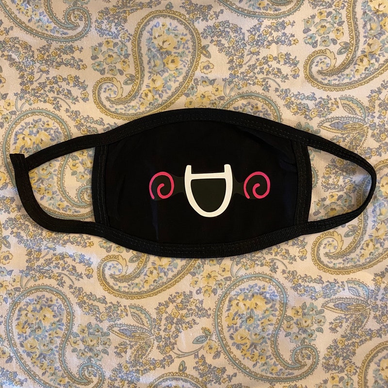 Smiling Face Mask - Etsy