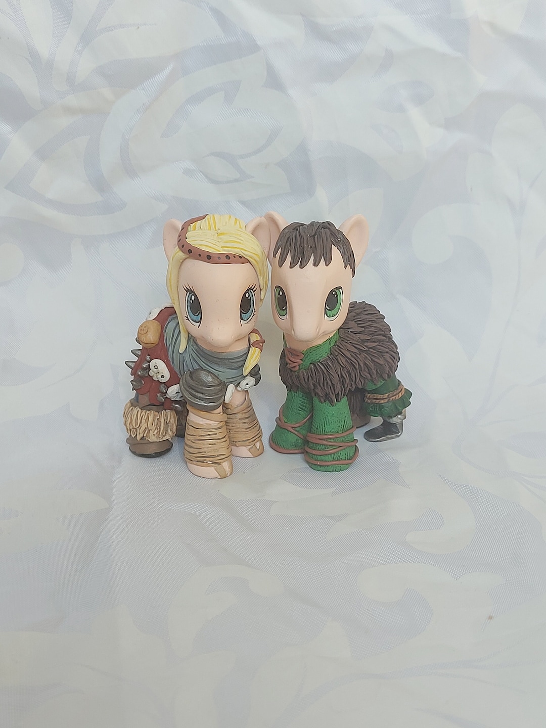 Astrid & Hiccup My Little Pony Customs - Etsy