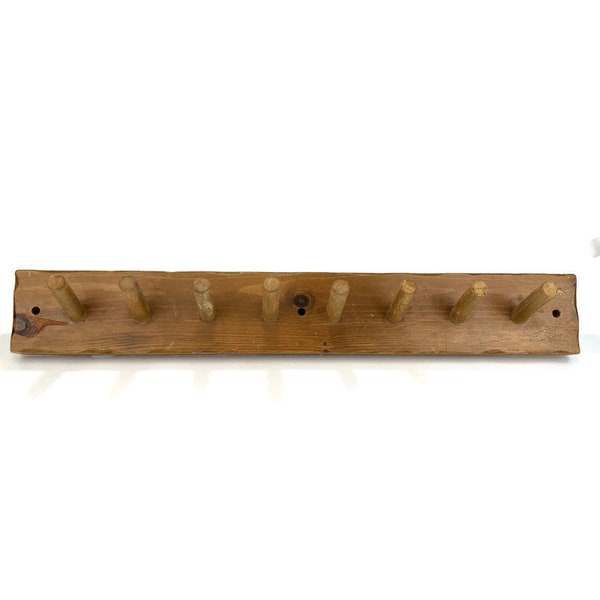 Vintage Coat Peg Rack - Etsy