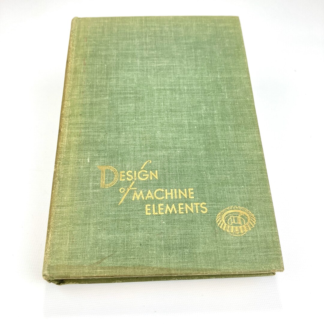 Design of Machine Elements by M.F. Spotts, 1948 - Etsy