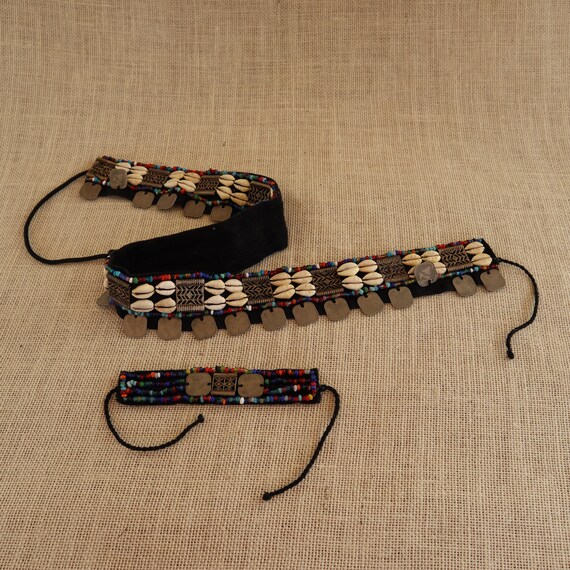 Native American Belt - Decorative Sea Shell Belt and … - Gem