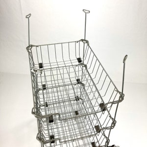 Vintage Wire Paper Sorting Trays - Set of Five Stacking Baskets - Etsy