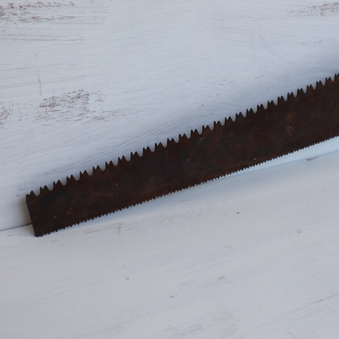 Vintage Rustic Shabby Two Sided Hand Saw - Etsy