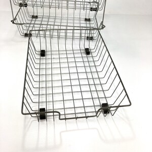 Vintage Wire Paper Sorting Trays - Set of Five Stacking Baskets - Etsy
