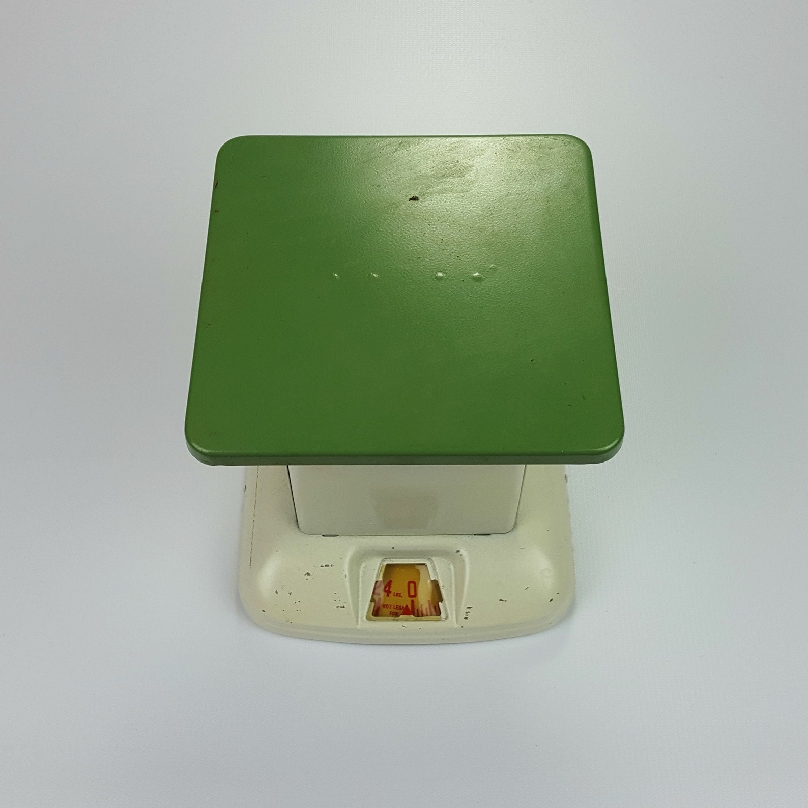 Vintage Kitchen Scale 24 LB Scale Green and White Made - Etsy