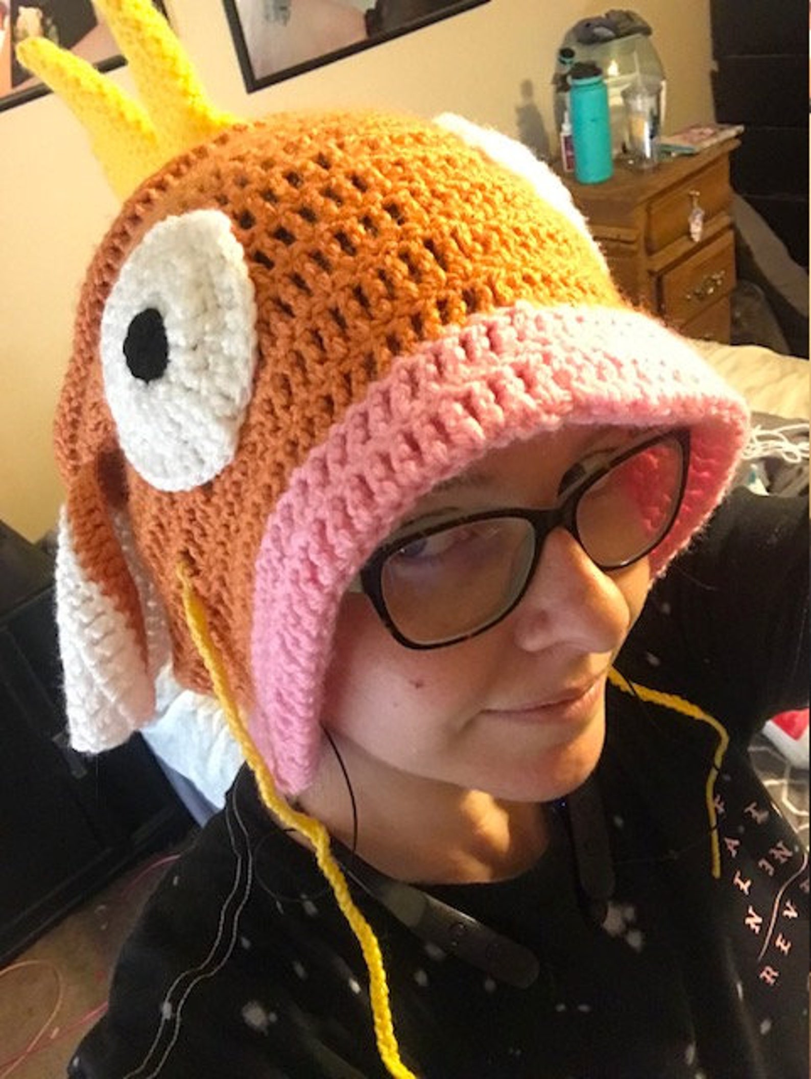 Magikarp Inspired Crochet Floppy Hat - Etsy