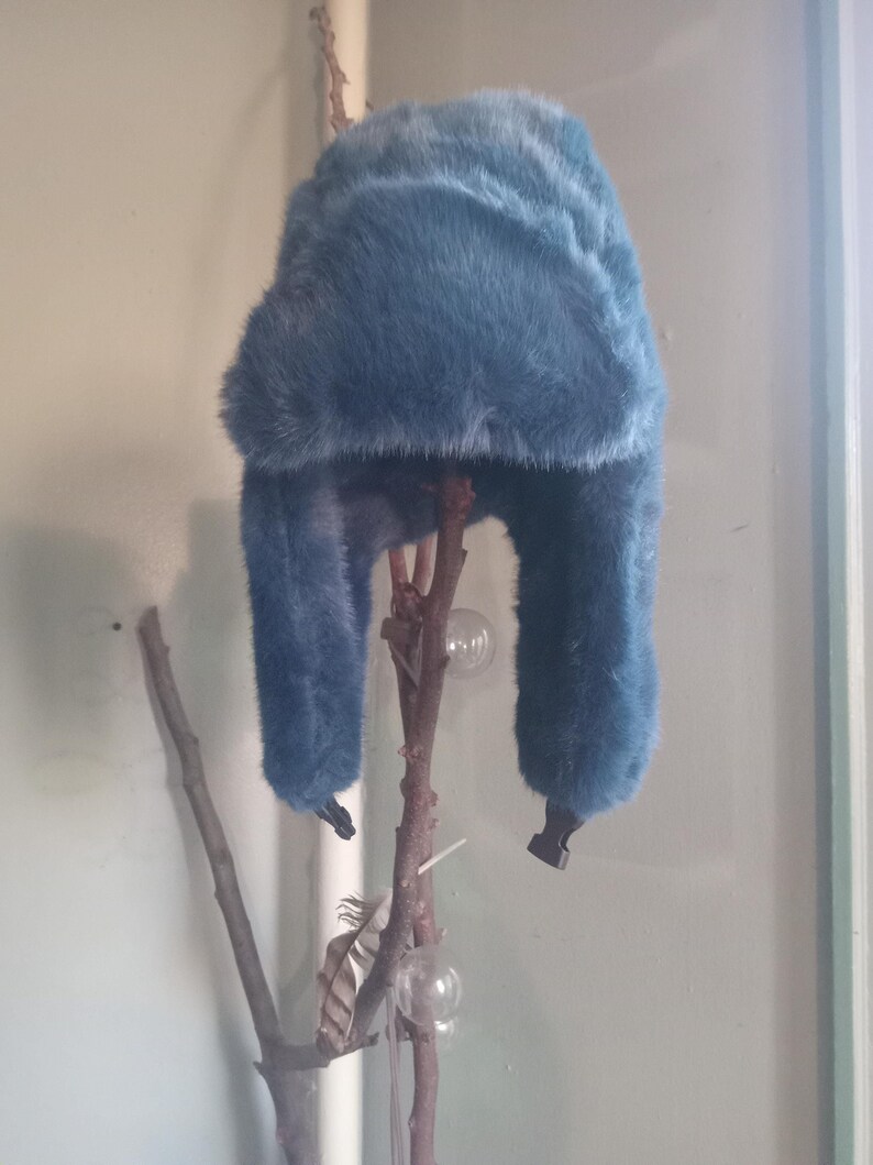 Aviator Trapper Faux Fur Hat - Etsy