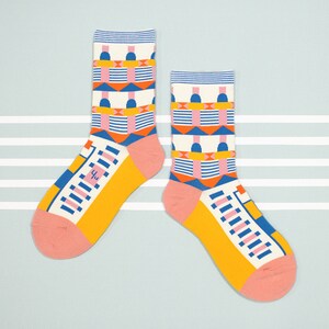 Grand Hotel White Unisex Crew Socks Cotton Socks Colorful - Etsy