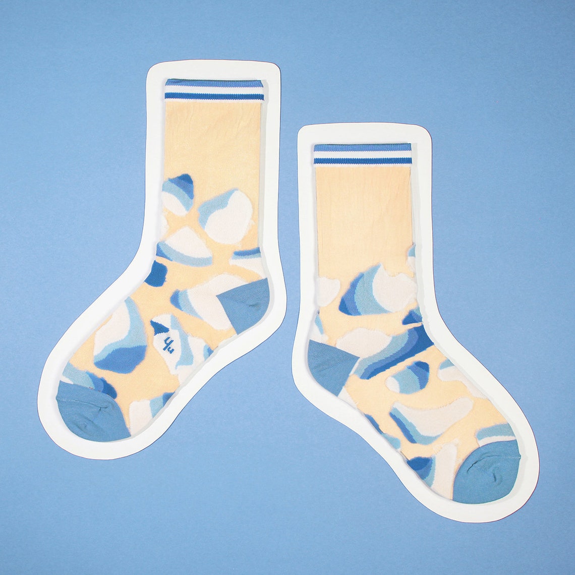 Glacial Lake Sky Transparent Sheer Socks See-through Socks - Etsy