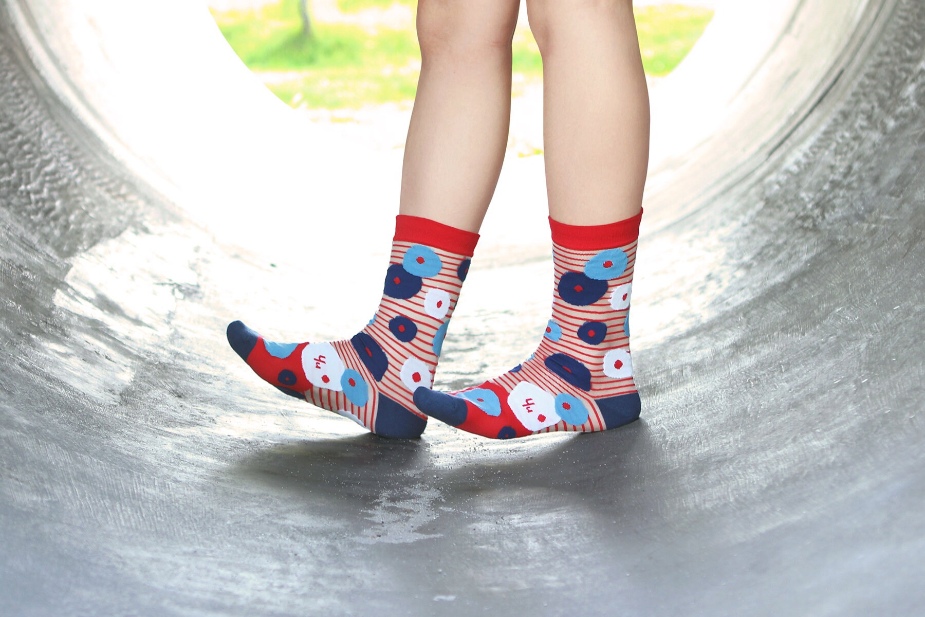 Coin Plant Red Transparent Sheer Socks See-through Socks - Etsy