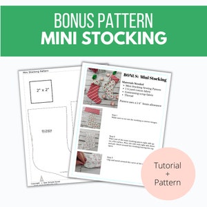 Christmas Stocking Sewing Pattern: Holiday DIY Craft (PDF Pattern) - Etsy