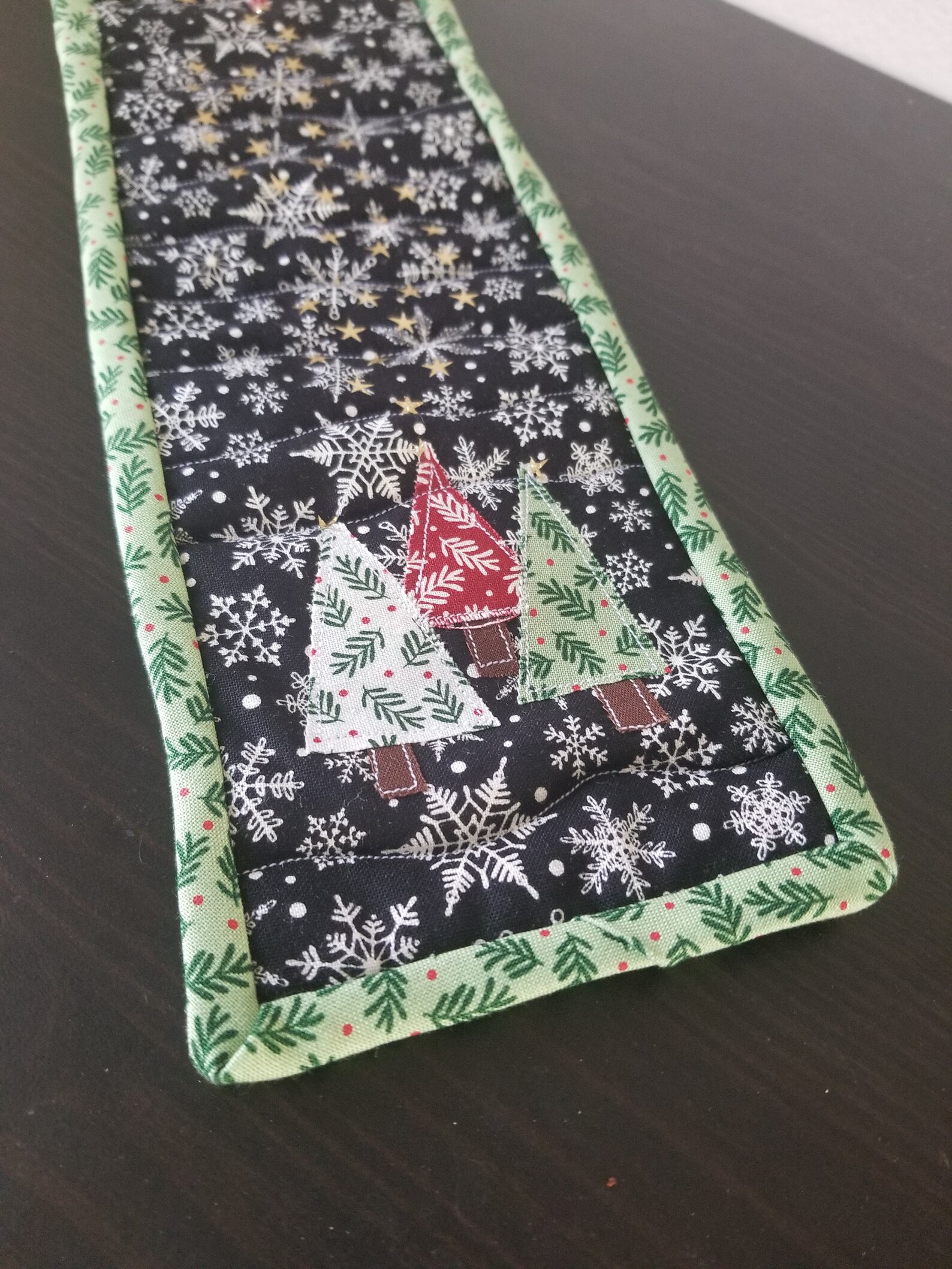 Starry Night Christmas Table Runner PDF Sewing Pattern - Etsy