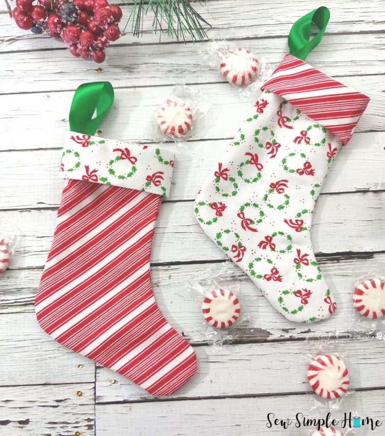 Christmas Stocking Sewing Pattern: Holiday DIY Craft (PDF Pattern) - Etsy