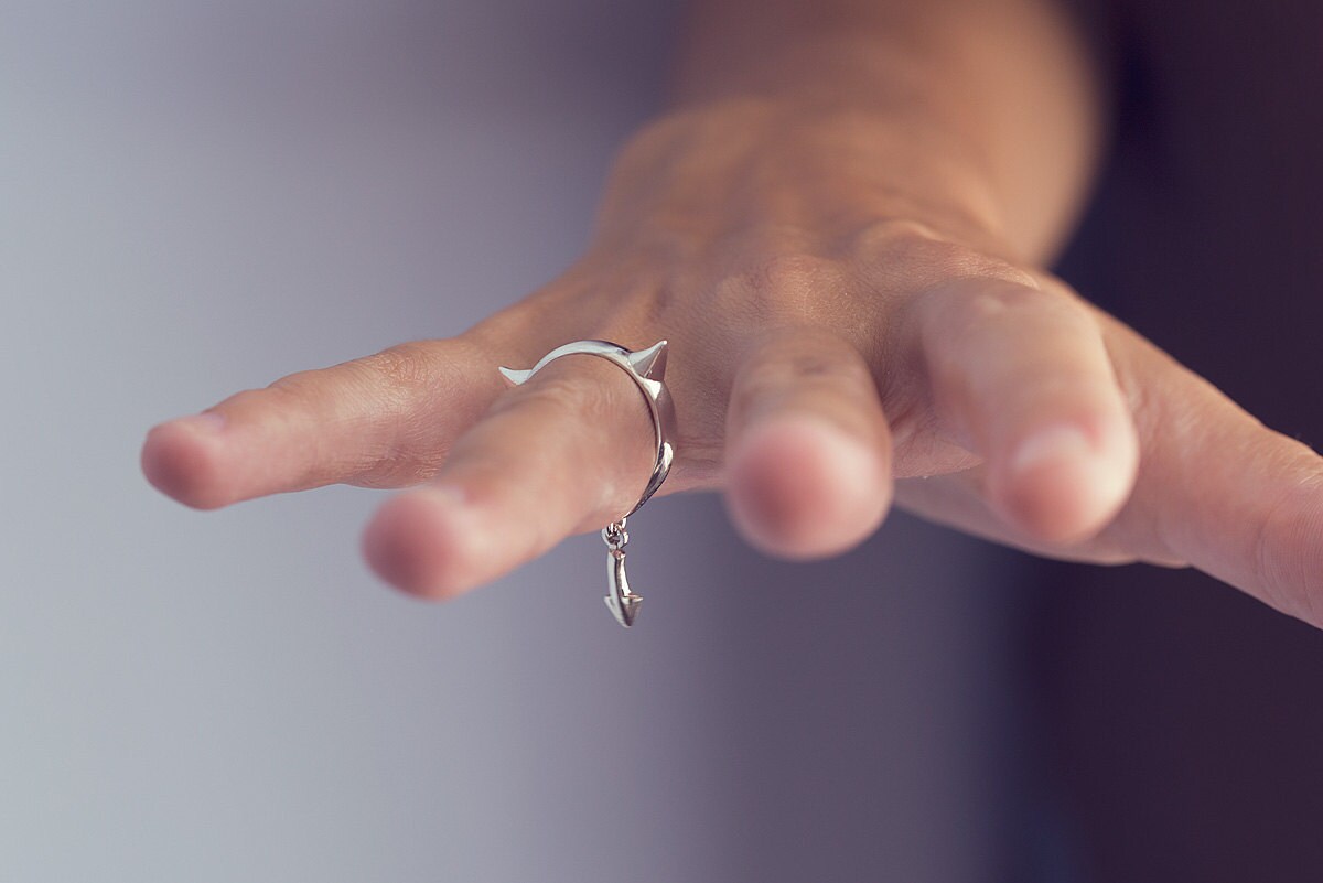 Little Devil Ring sterling Silver - Etsy