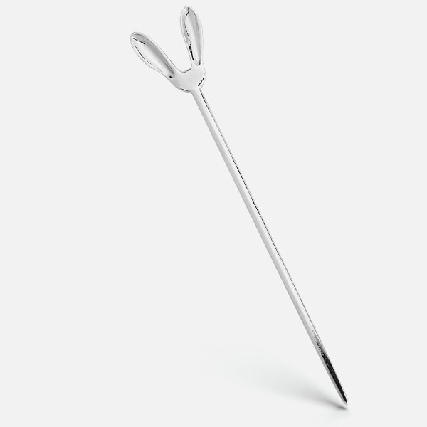 Rabbit in My Head Hairpin sterling Silver - Etsy