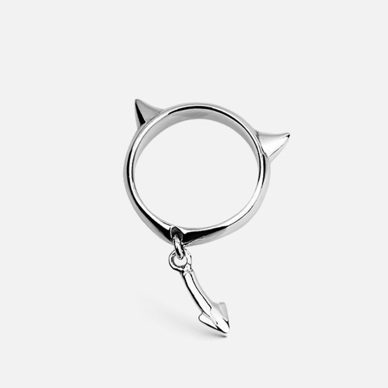 Little Devil Ring sterling Silver - Etsy