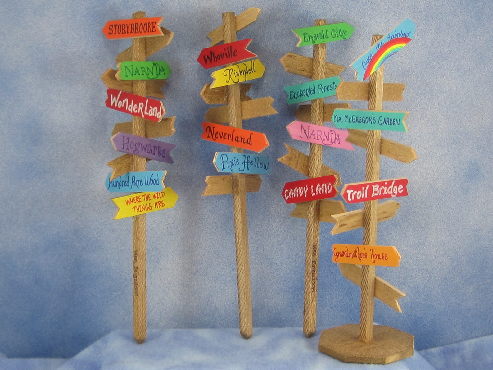Signpost for Fairy Gardens OOAK Handmade - Etsy