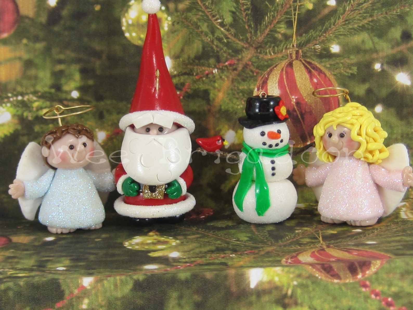 Wee Santa Claus Christmas Ornament OOAK Handmade - Etsy