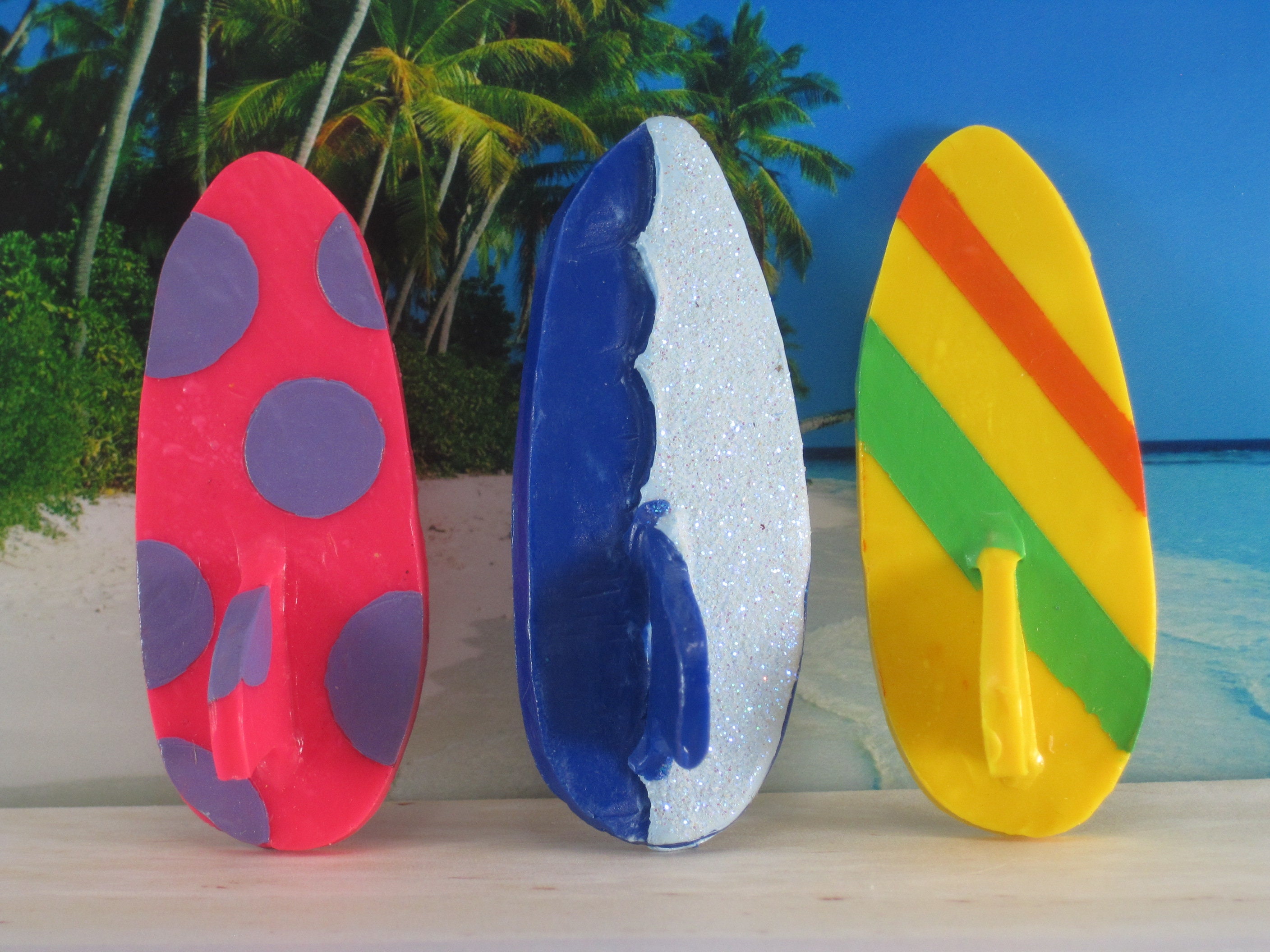 Surf Board for Fairy Garden OOAK Custom Miniature Polymer Clay - Etsy