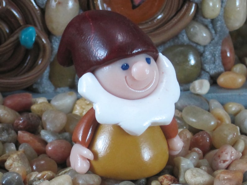 Happy the Dwarf for Fairy Garden OOAK Handmade Miniature - Etsy