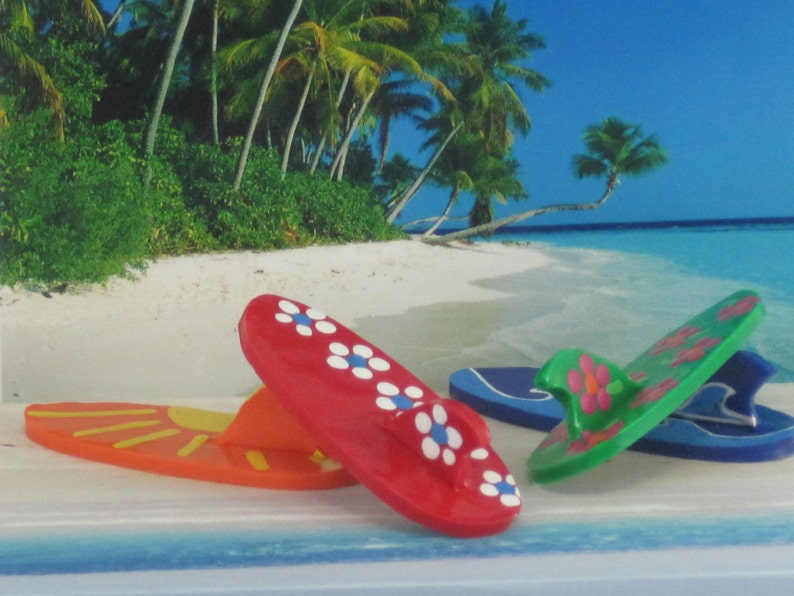 Surf Board for Fairy Garden OOAK Custom Miniature Polymer Clay - Etsy