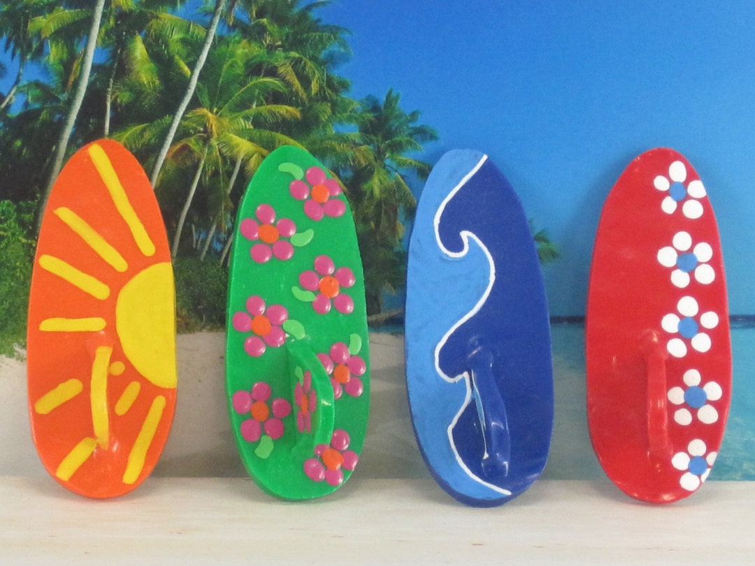 Surf Board for Fairy Garden OOAK Custom Miniature Polymer Clay - Etsy